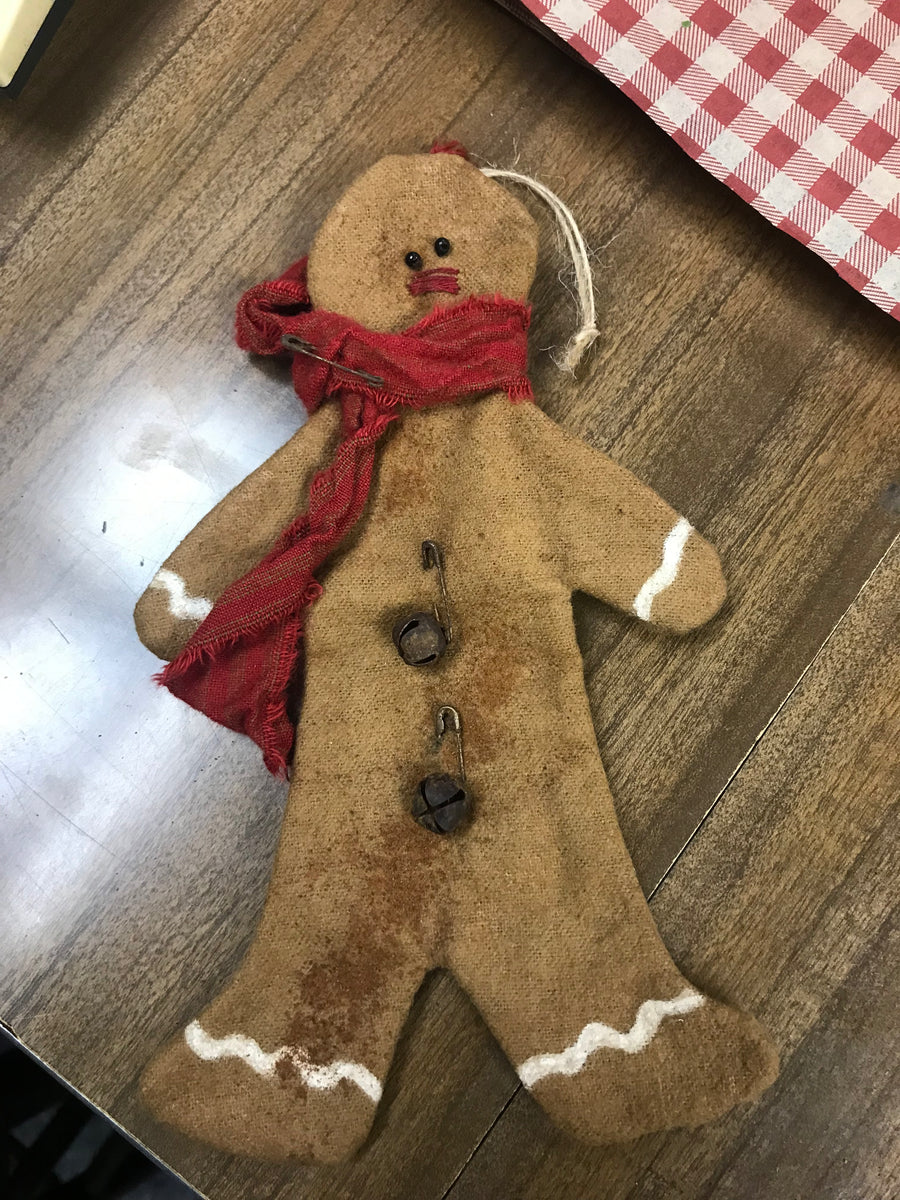 Fabric Gingerbread Ornaments – The Rusty Nickel