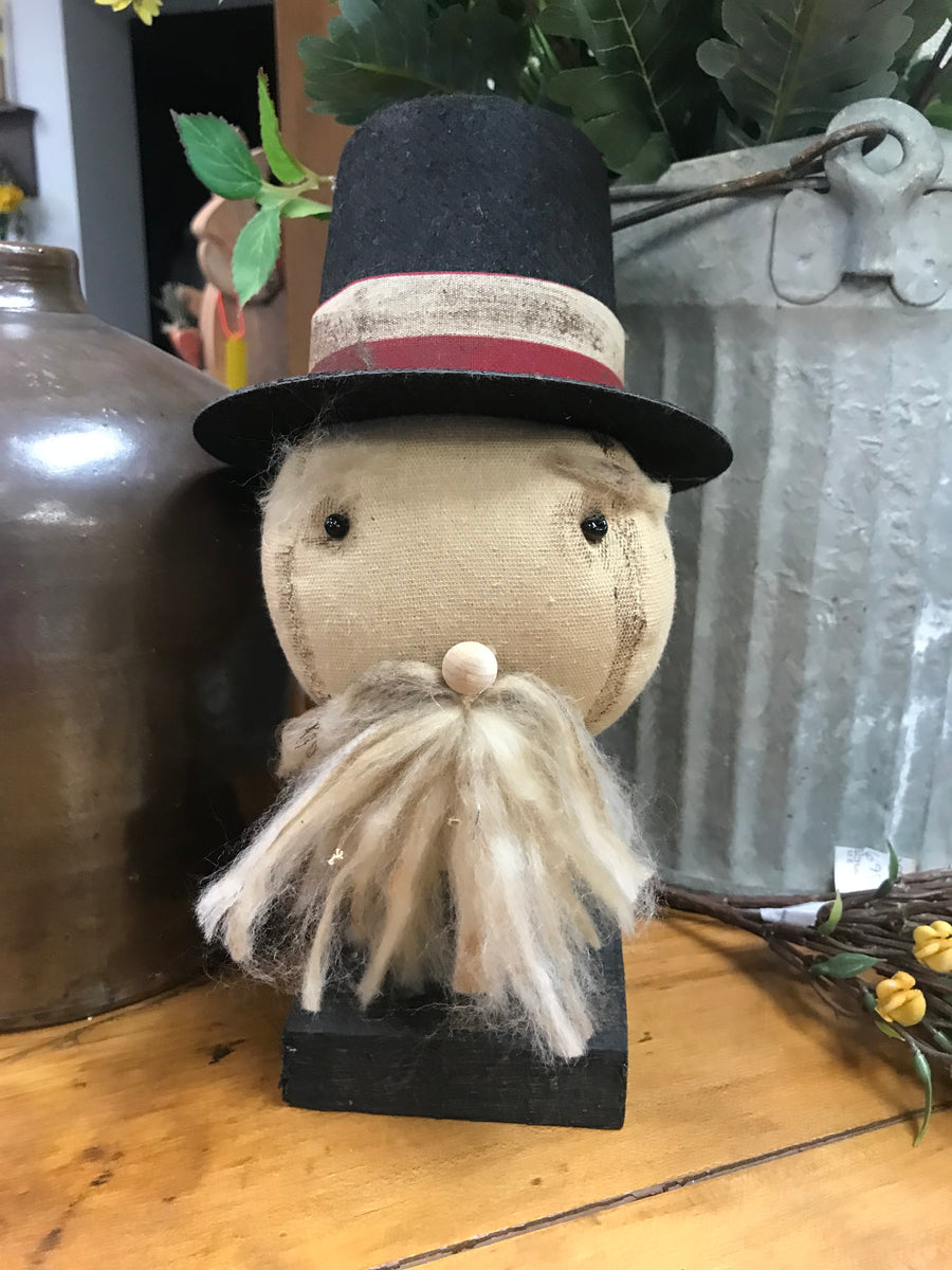 Uncle Sam Head on Post – The Rusty Nickel